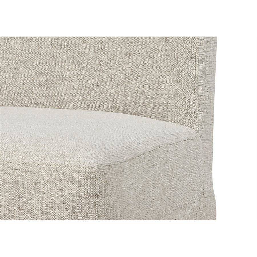 PARSONS CHAIR UPHOLSTERED-WHITE LINEN
