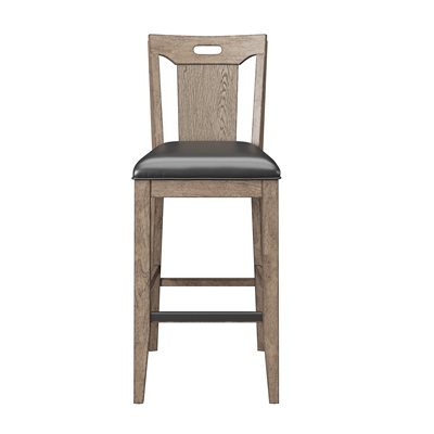 SLAT BACK BAR STOOL