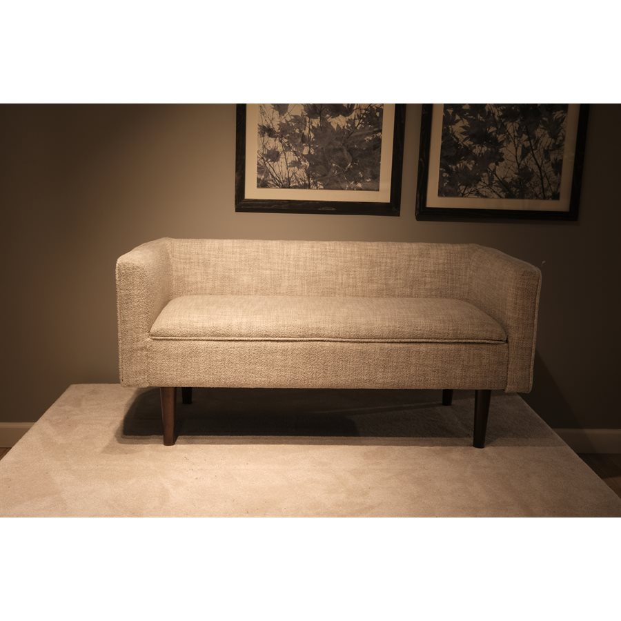 STORAGE BENCH OTTOMAN - CREAM