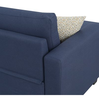 LANGLEY-2PC CHOFA W / 2 PILLOWS-NAVY