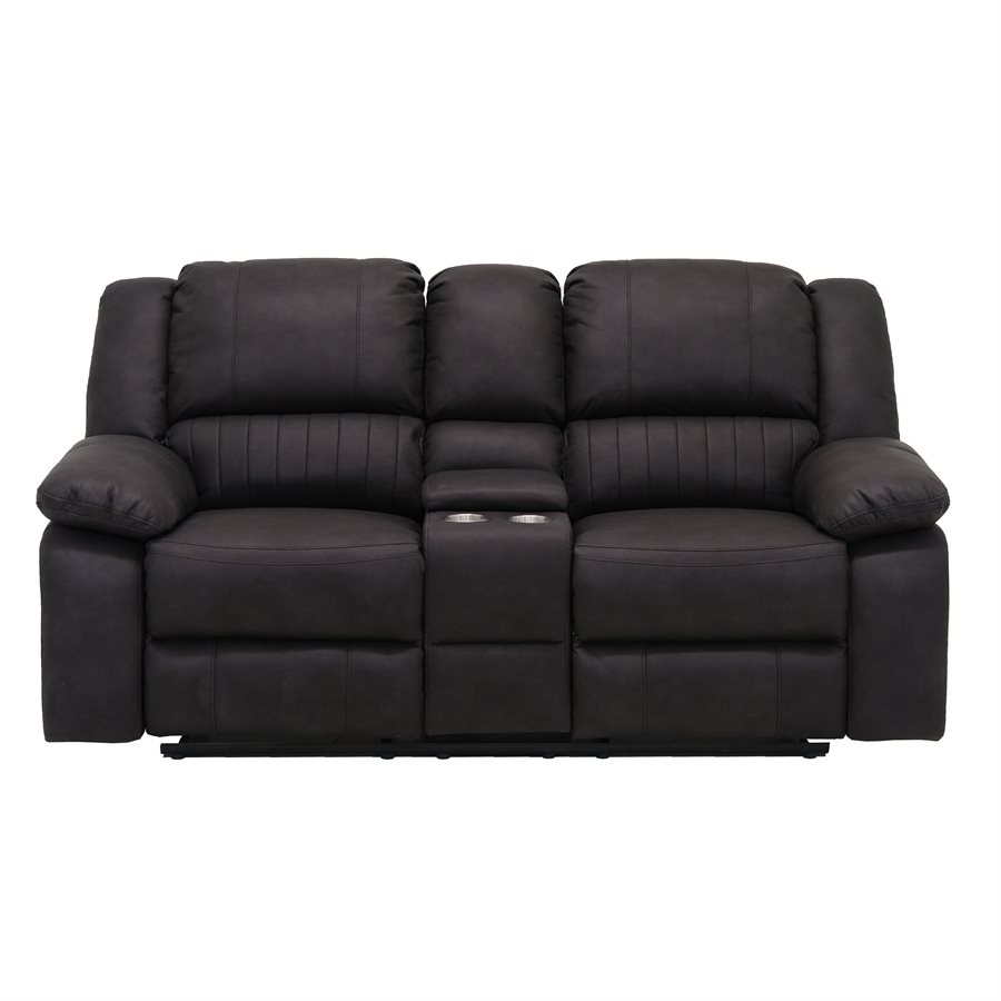 MOTION CONSOLE LOVESEAT-BLACK