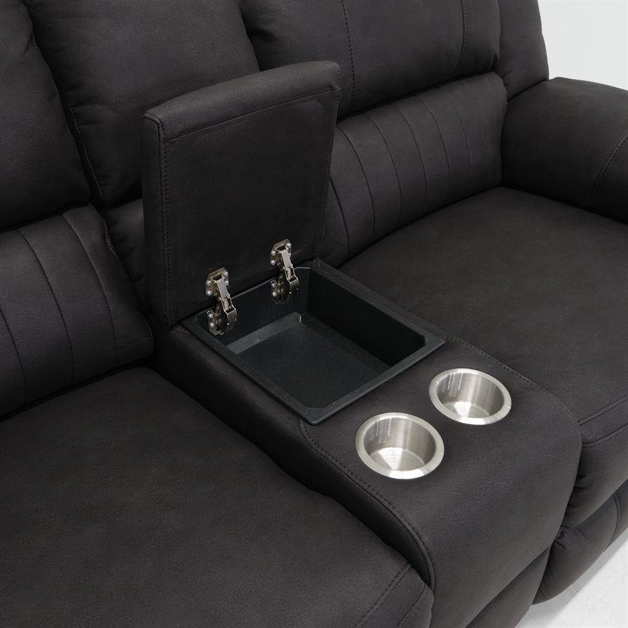 MOTION CONSOLE LOVESEAT-BLACK