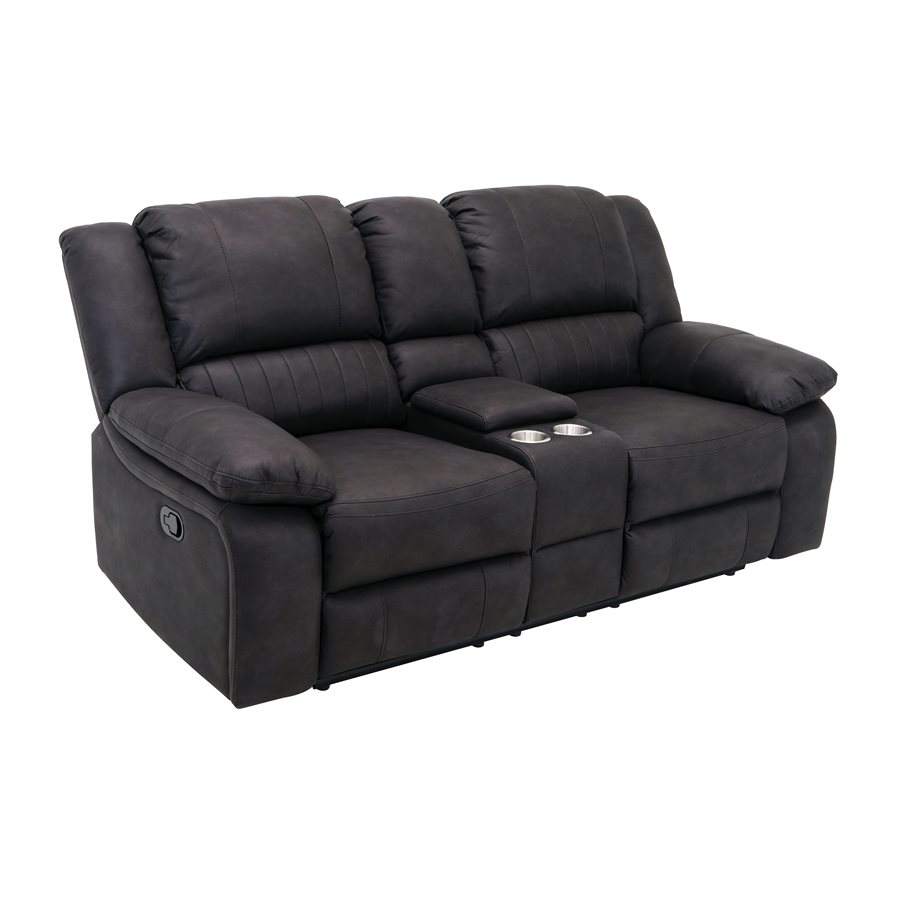 MOTION CONSOLE LOVESEAT-BLACK