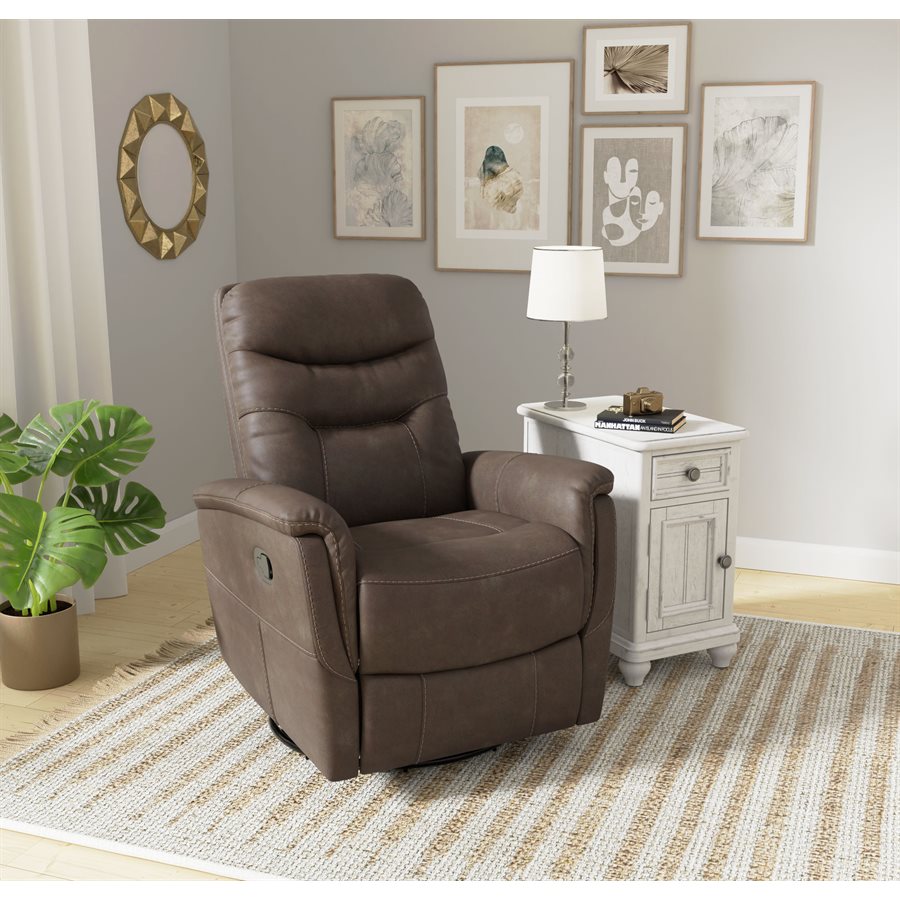 MOTION GLIDER RECLINER - TAWNY